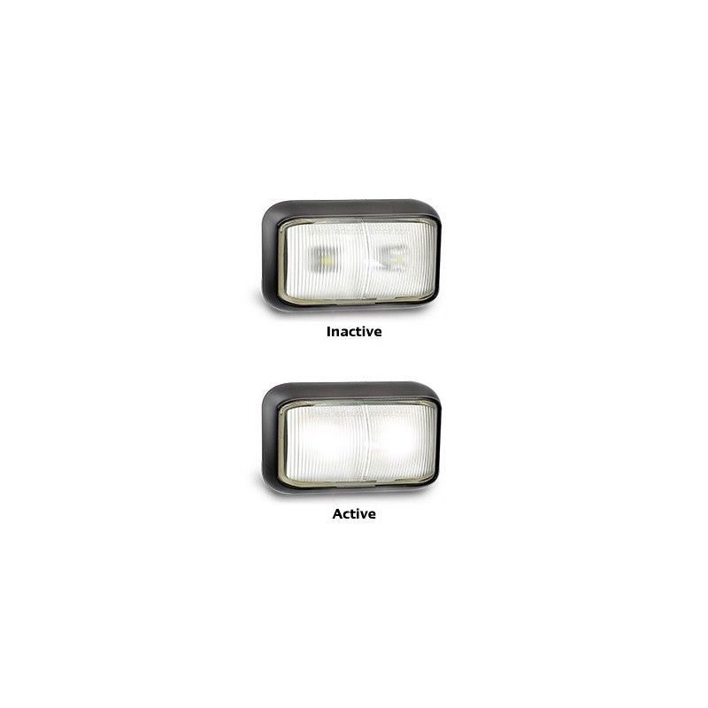 LED Autolamps 58WM Front End Outline Marker, 12-24V, Blister Single