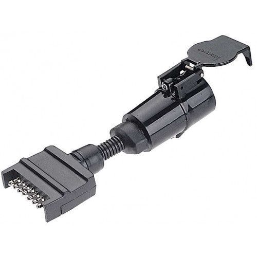 NARVA Trailer Connector - 7 Pin Socket (Car) to 7Pin Round (Trailer)